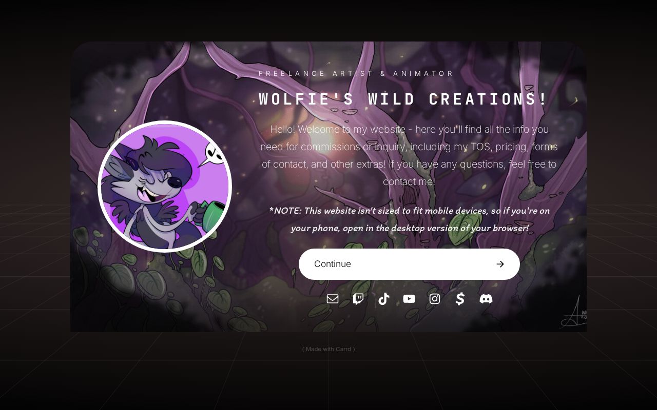Wolfie's Wild Creations!